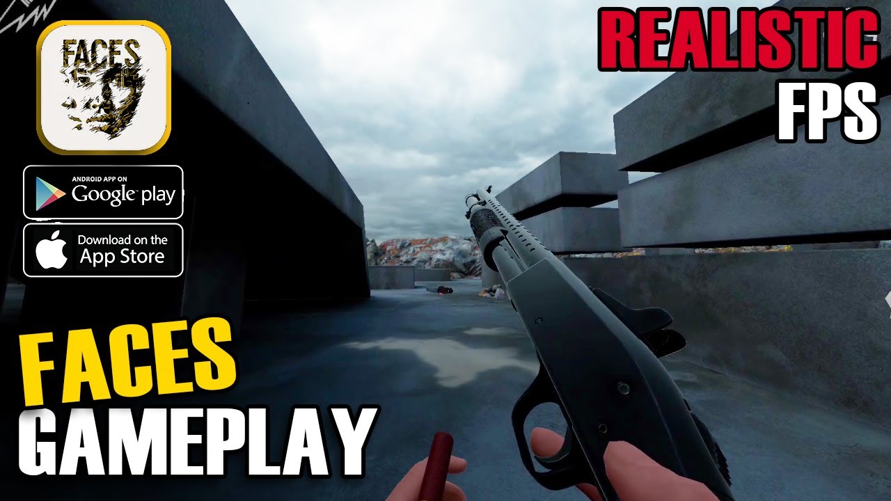 FACES Realistic FPS Gameplay (Early Access) - Low End Device - YouTube