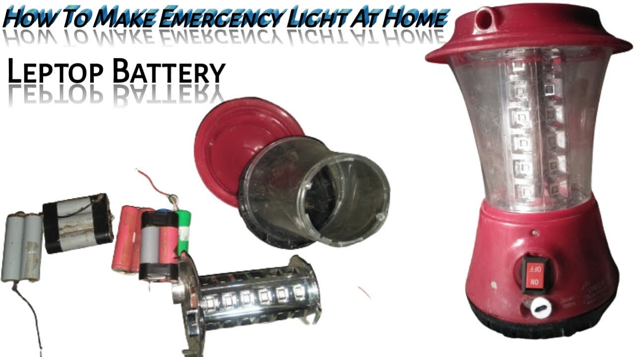 How To Make Emergency Light At Home || DIY Emergency Light || How To ...