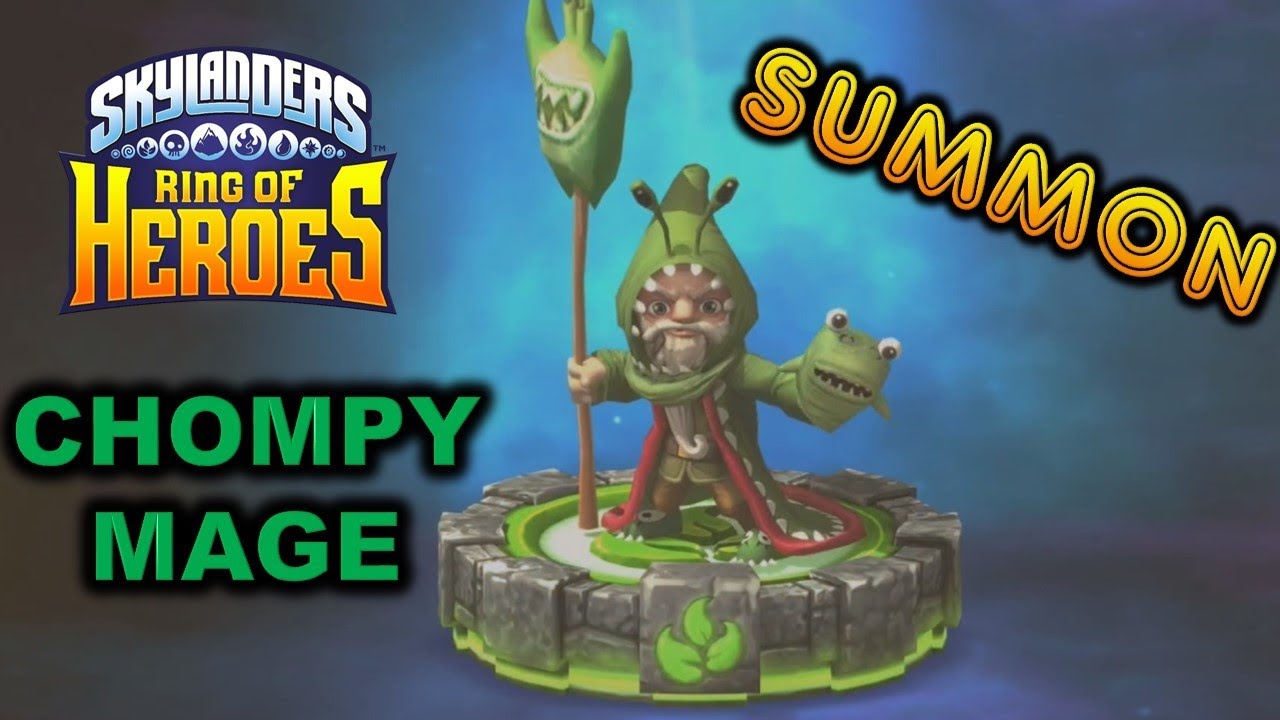 NEW Villains CHOMPY MAGE - Character SUMMONING & Showcase | Skylanders ...