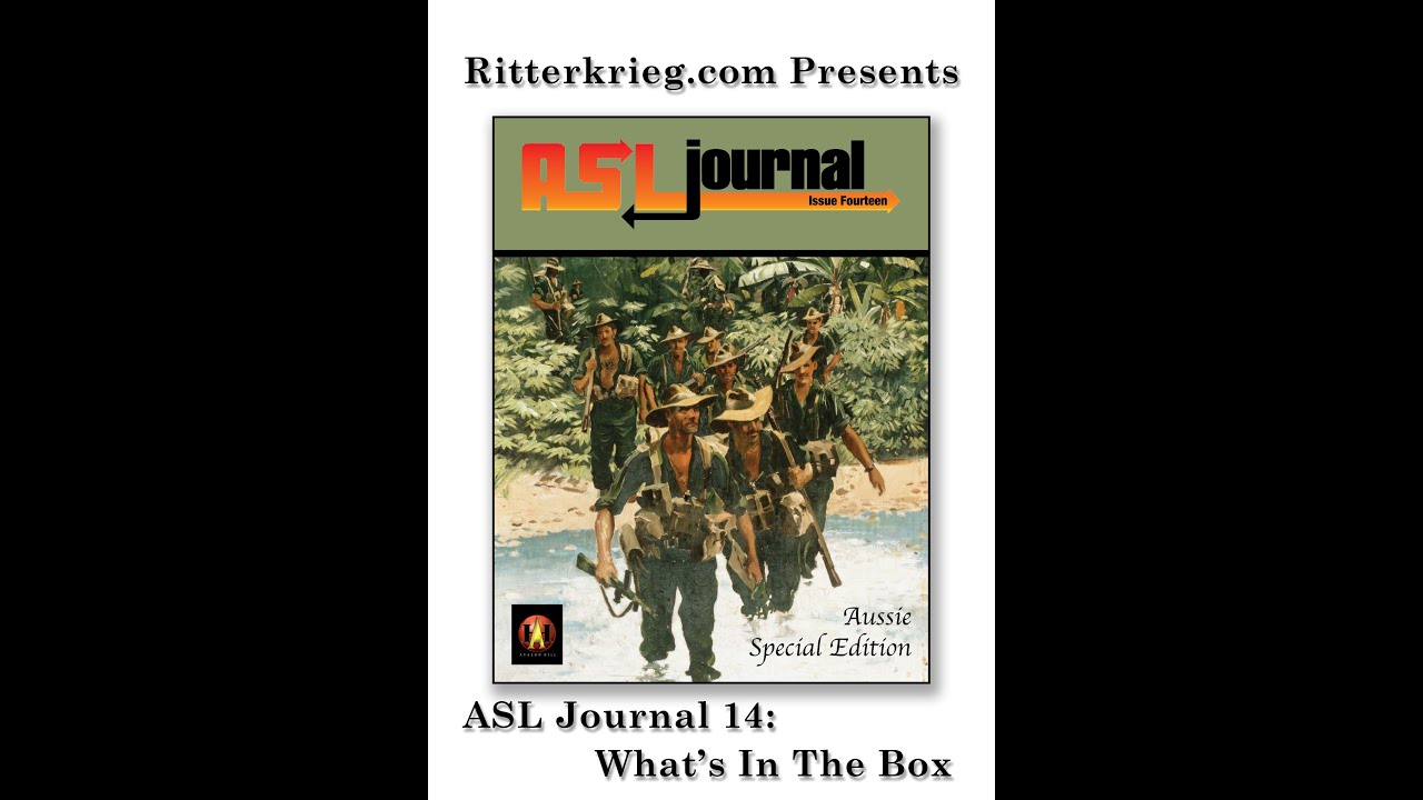 Advanced Squad Leader Journal 14: What's in the Box - YouTube
