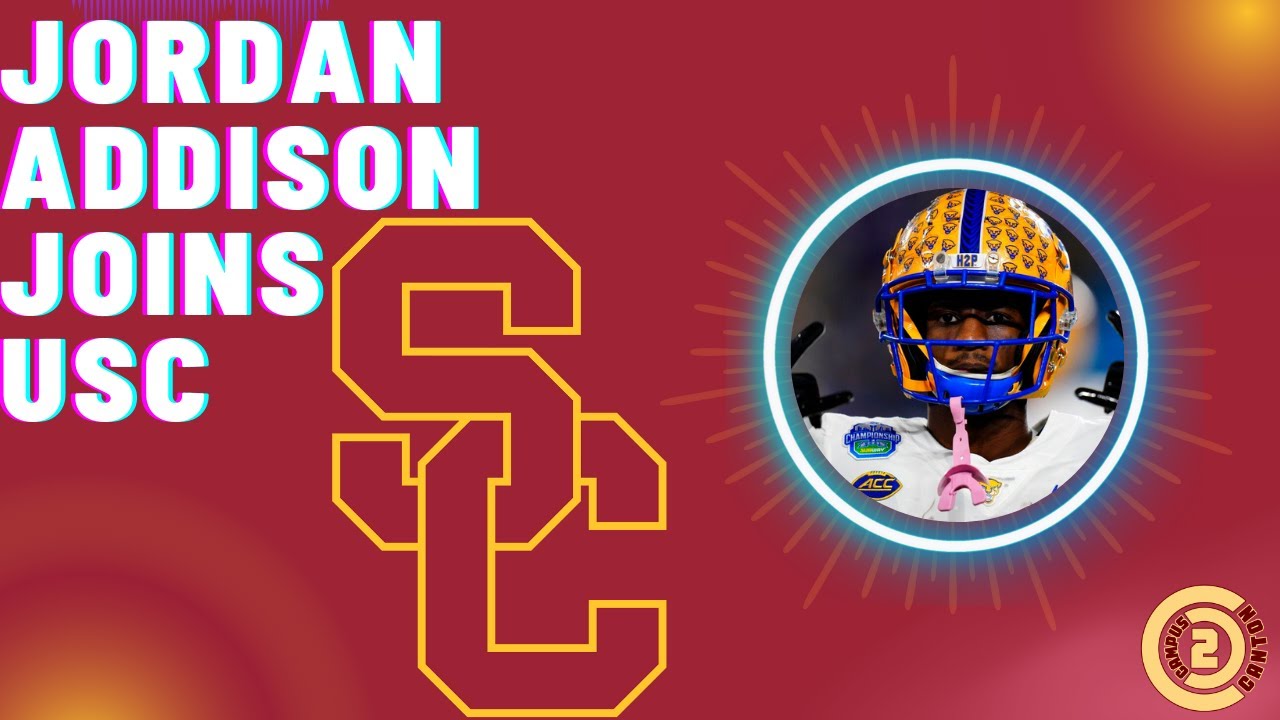 Jordan Addison joins USC - YouTube