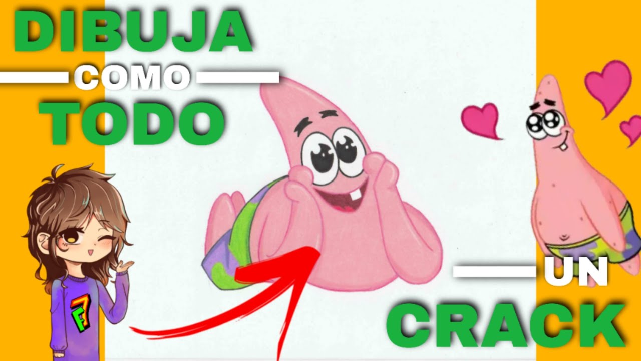 Como DIBUJAR a PATRICIO ESTRELLA [Paso a Paso] FÁCIL || How to draw ...