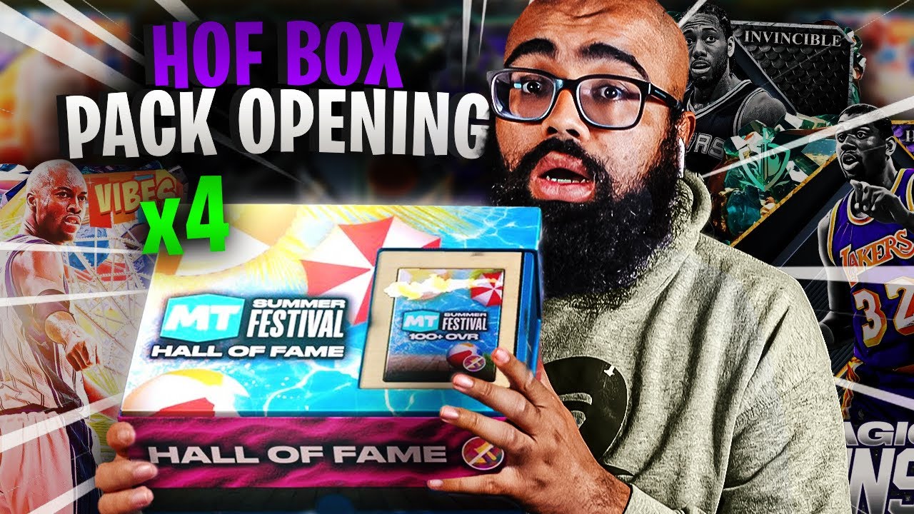 WE OPENED 4 HOF BOXES TO PULL A BEAST INVINCIBLE CARD - NBA 2k25 Myteam ...