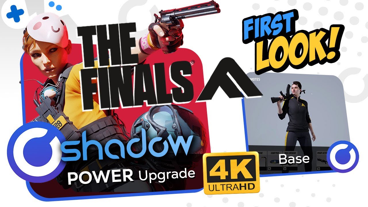 THE FINALS on SHADOW PC | 4K on POWER UPGRADE & Base Tiers - YouTube