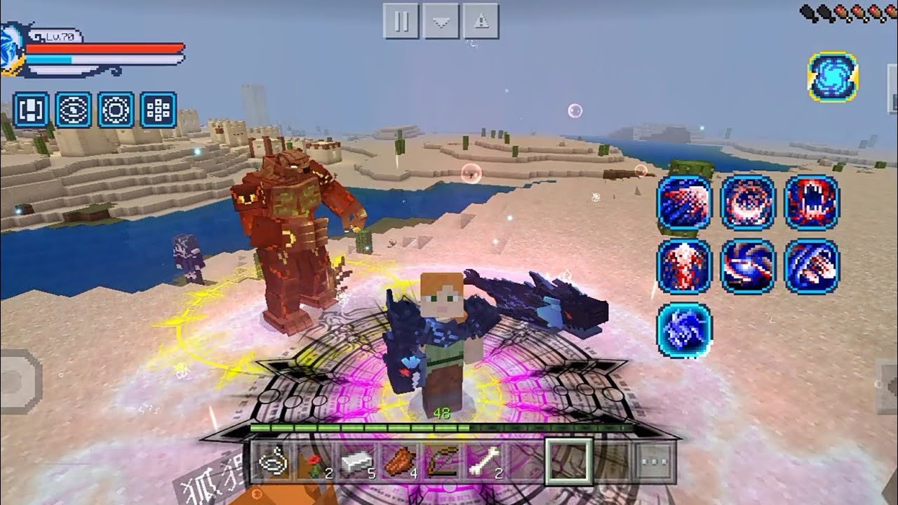 Minecraft soul land:ស្រូបកងព្រលឹងទី7ទម្រង់ព្រលឹងត្រីបាឡែន/Tang San ...