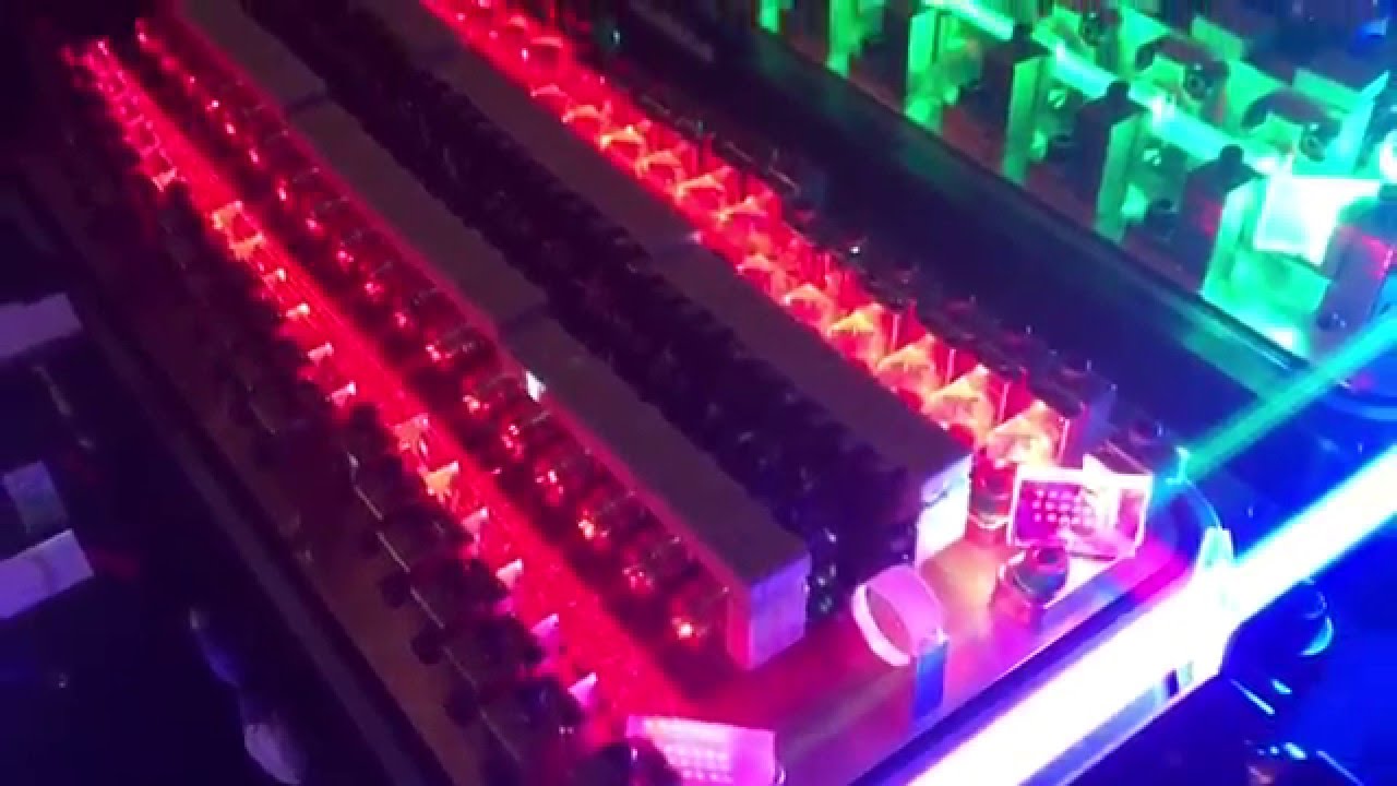 ECS 30W RGB diode laser system - Inside view - YouTube