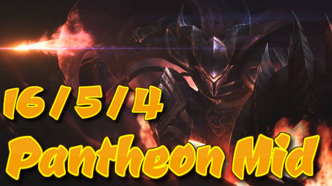 Surr. @20 Pantheon Mid 16 / 5 / 4 [Shortened Full Gameplay] - YouTube