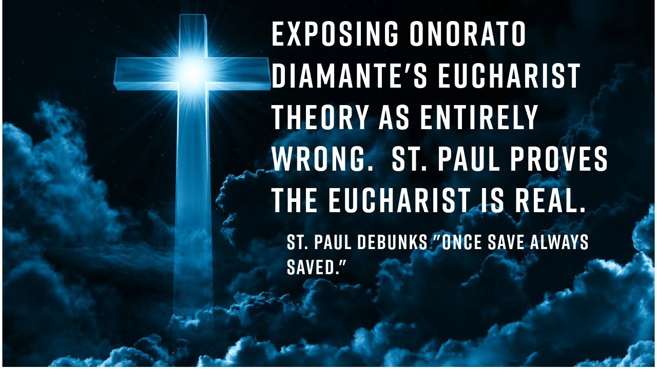 Onorato Diamante's Heretical Views On The Holy Eucharist, And 2,000 ...