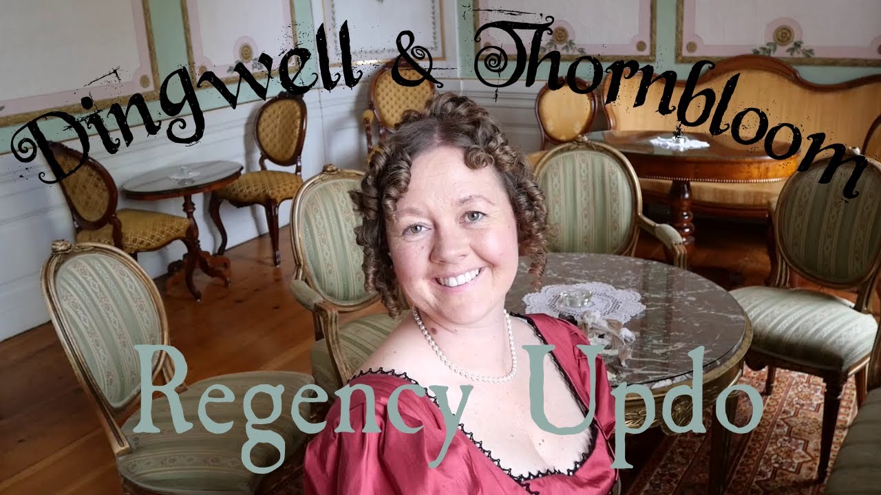 Hair tutorial: Regency curls - part 3 - YouTube