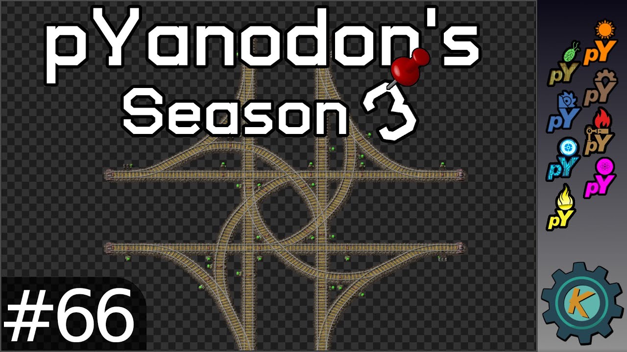 Designing Rail Intersections! - Factorio pYanodon's S3E66 - YouTube