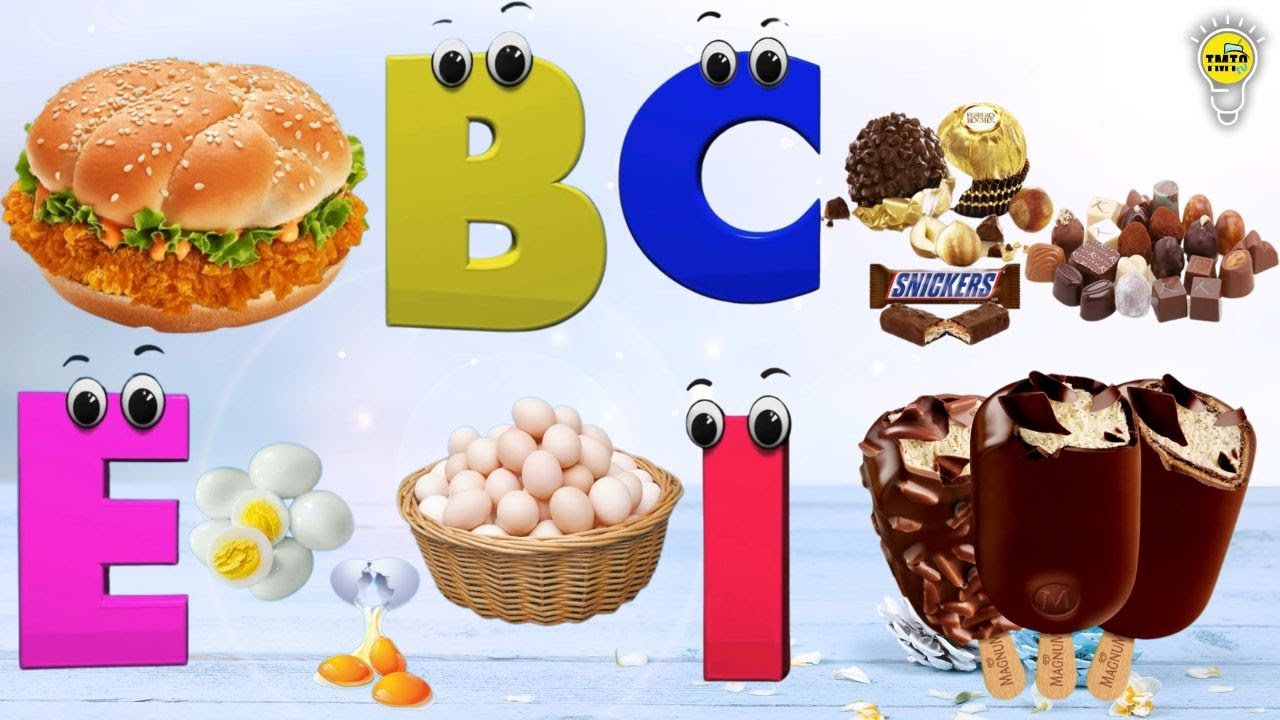 Food ABC Song | Food Alphabet Song | Phonics song a to z | Learn ABC ...