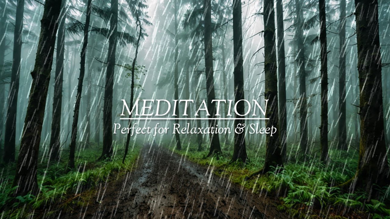 Rain Sound for Meditation and Sleep | Perfect for Relaxation & Calm ...