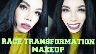 White To Black Transformation Race Change Makeup - Mugeek Vidalondon