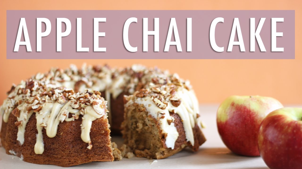 APPLE CHAI SPICED CAKE | THANKSGIVING DESSERT RECIPE - YouTube