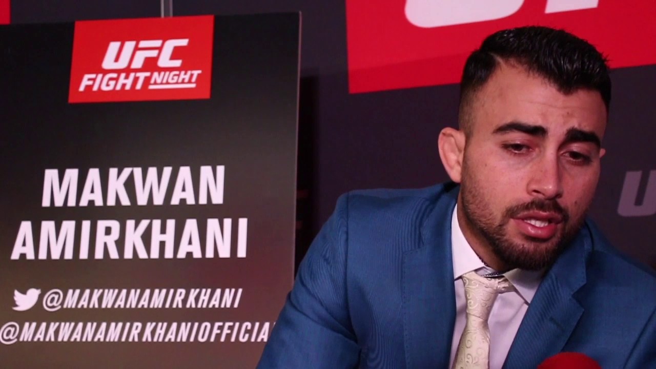 Interview with Makwan Amirkhani ahead of UFC London - YouTube