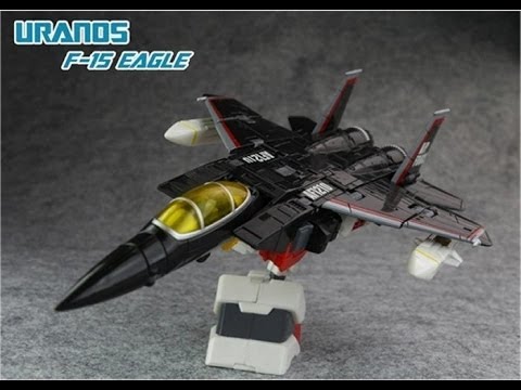 Transformers TFC F15 Eagle (G1 Air raid) Swedish review - YouTube
