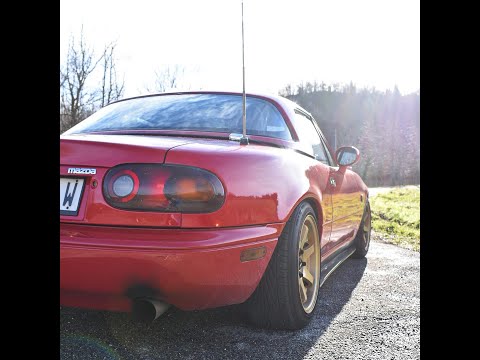 MAZDA MX 5 NA 1.8 GOPRO POV QUIET RIDE