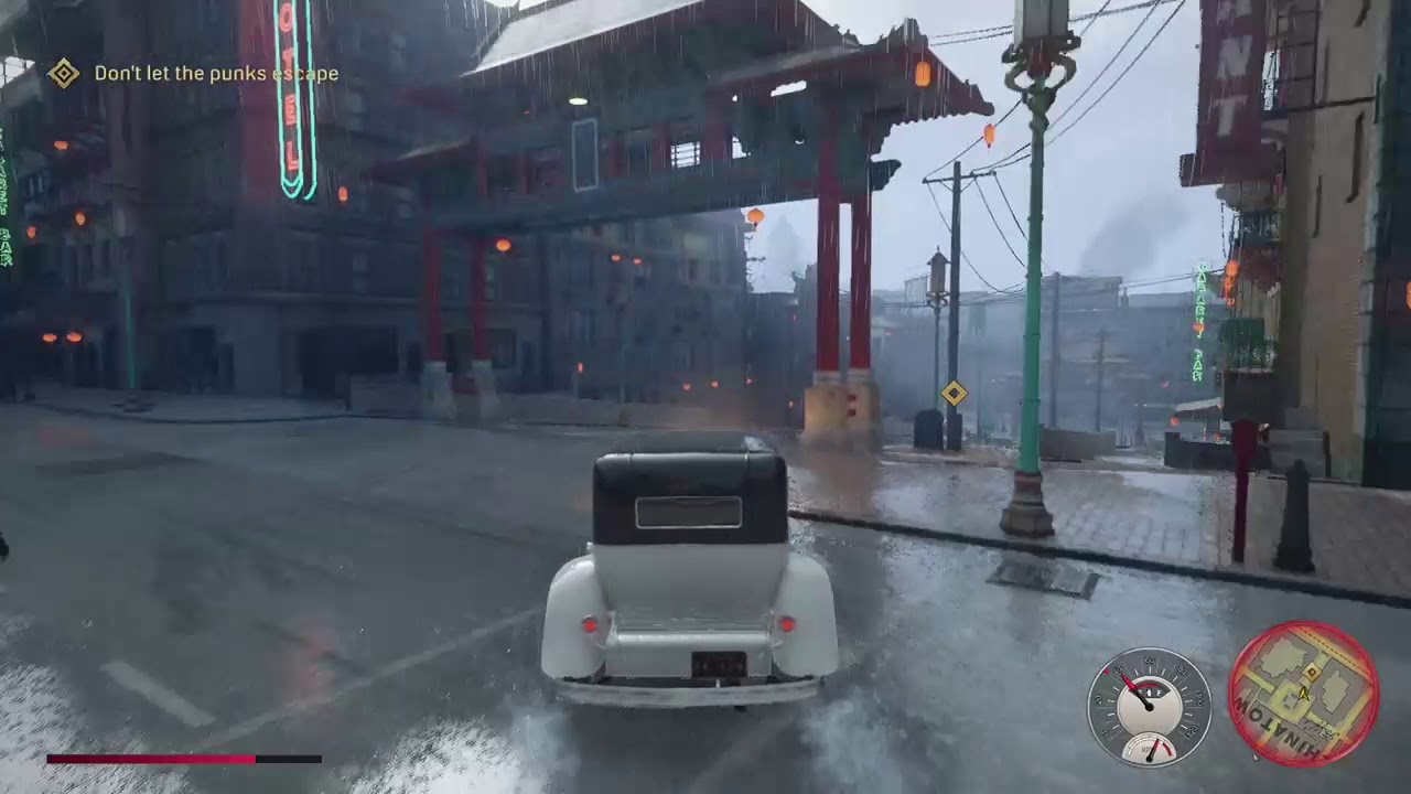 Mafia Definitive Edition: Classic Car Chase - YouTube