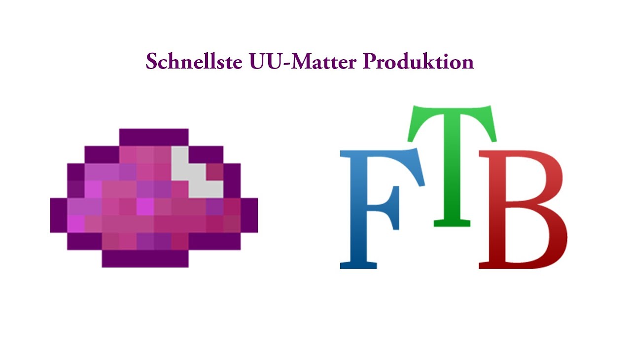 Feed the Beast- Schnelle UU-Matter Produktion [Full-HD] - YouTube