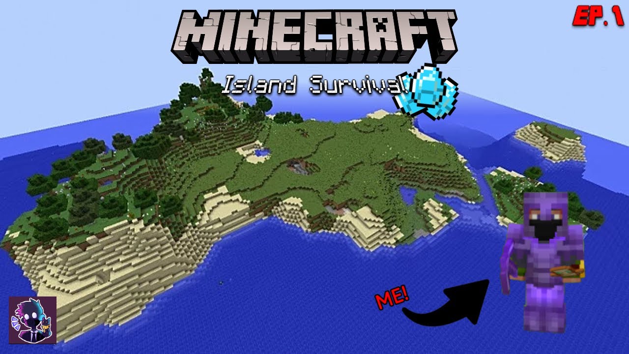 Minecraft but im stuck on an Island!? Ep1 - YouTube