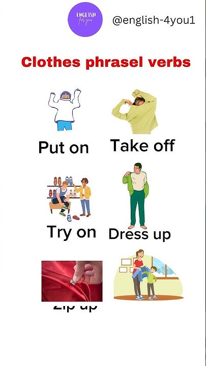 Clothes phrasal verbs #english #vocabulary #englishpractice # ...