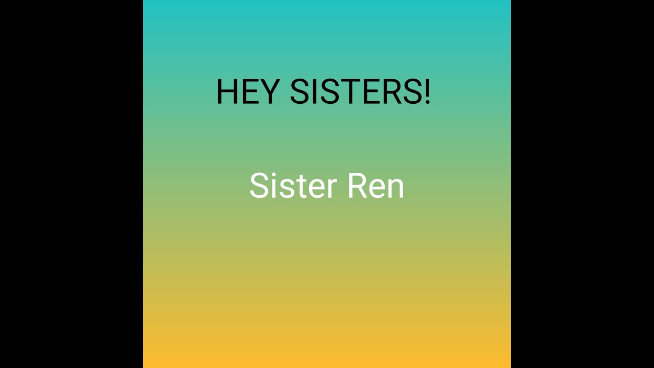 Speak The Name of Jesus Hey Sisters - YouTube