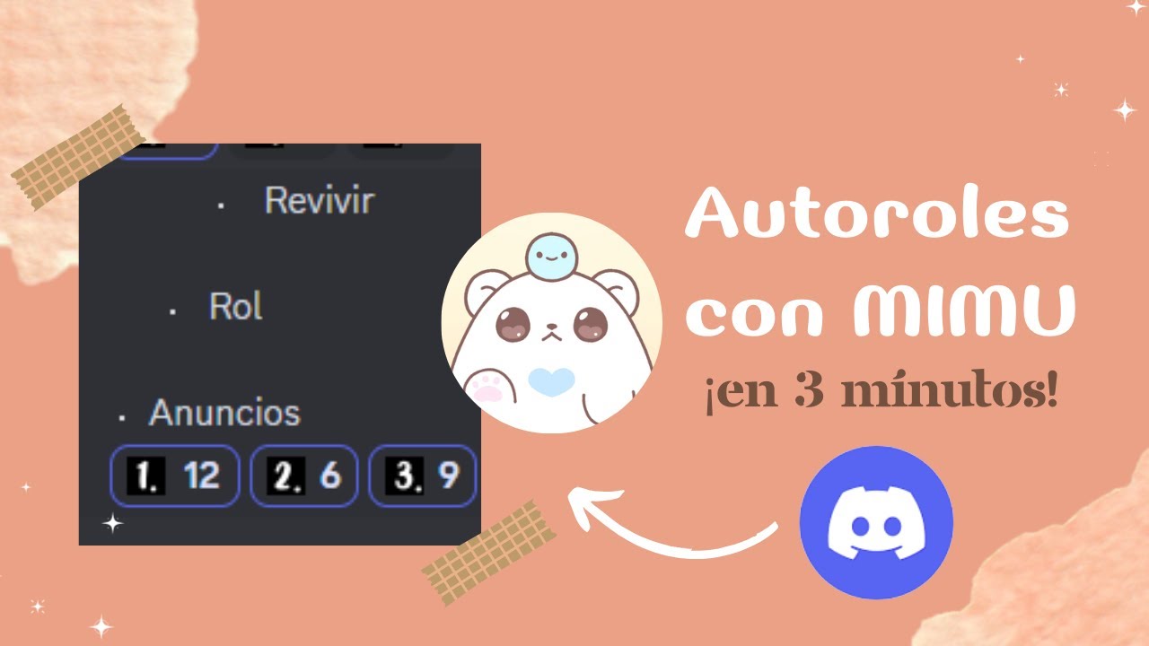 ;;Crea AUTOROLES con MIMU ⭑.ᐟ (en 3 minutos) ↝ Discord | pasasapa 21 ...