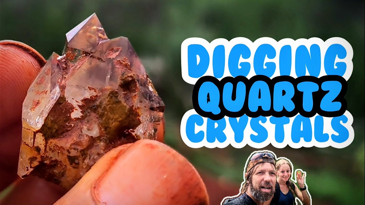 Digging For Quartz Crystals At A Private Location In Conover North ...