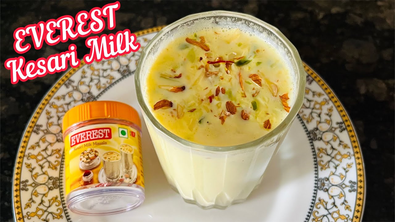 Everest Kesari Milk Masala | Everest Kesari Milk Masala Recipe & Review ...