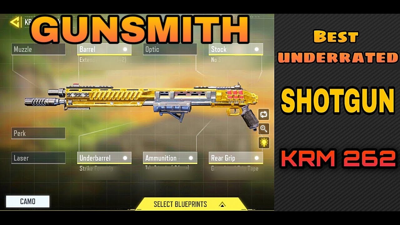 KRM 262 | Best Underrated SHOTGUN | Best Loadout/Gunsmith | COD Mobile ...