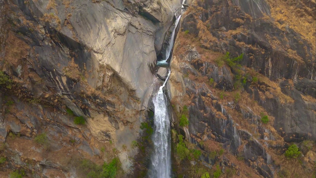 Rupse Waterfall on the way to Mustang, Nepal - YouTube