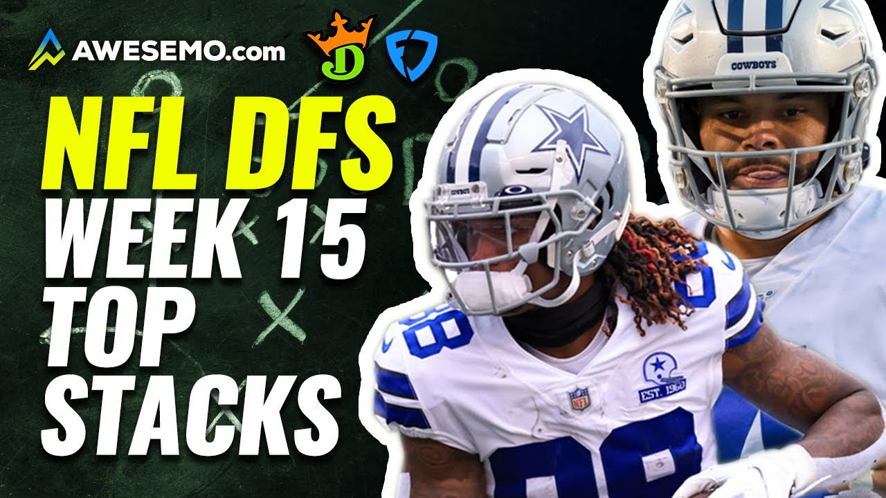 NFL DFS Lineups & Stacks Week 15 | NFL DFS Strategy - YouTube