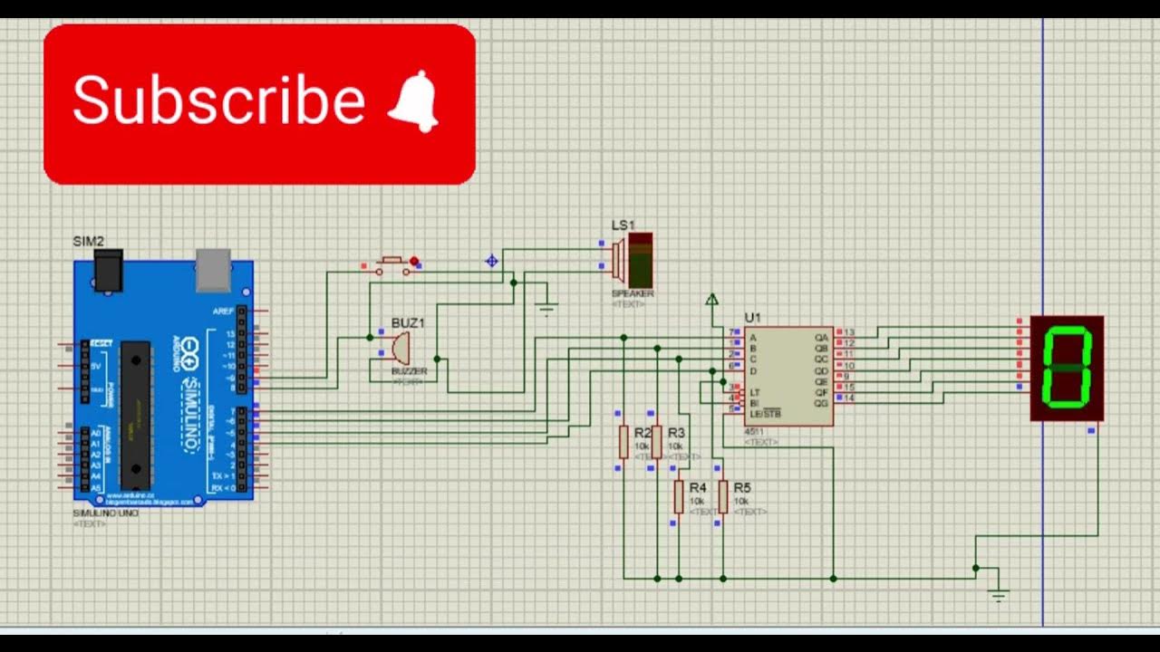 | Arduino uno Proteus 8 project simulation project with code | buzzer ...