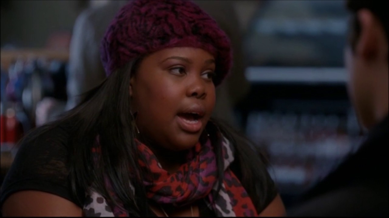 Glee - Kurt, Rachel, Blaine and Mercedes talk about the football team ...