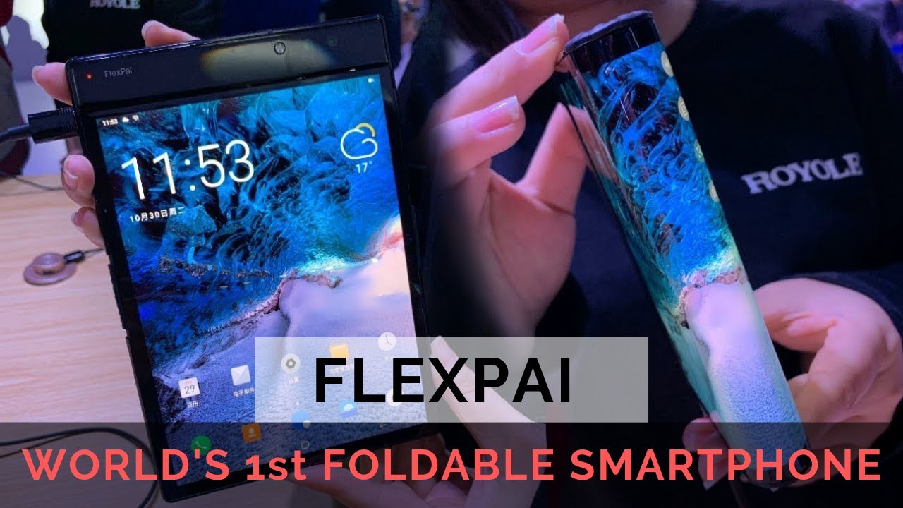 FlexPai - World's First Foldable Smartphone with Flexible Display!!! 🔥 ...