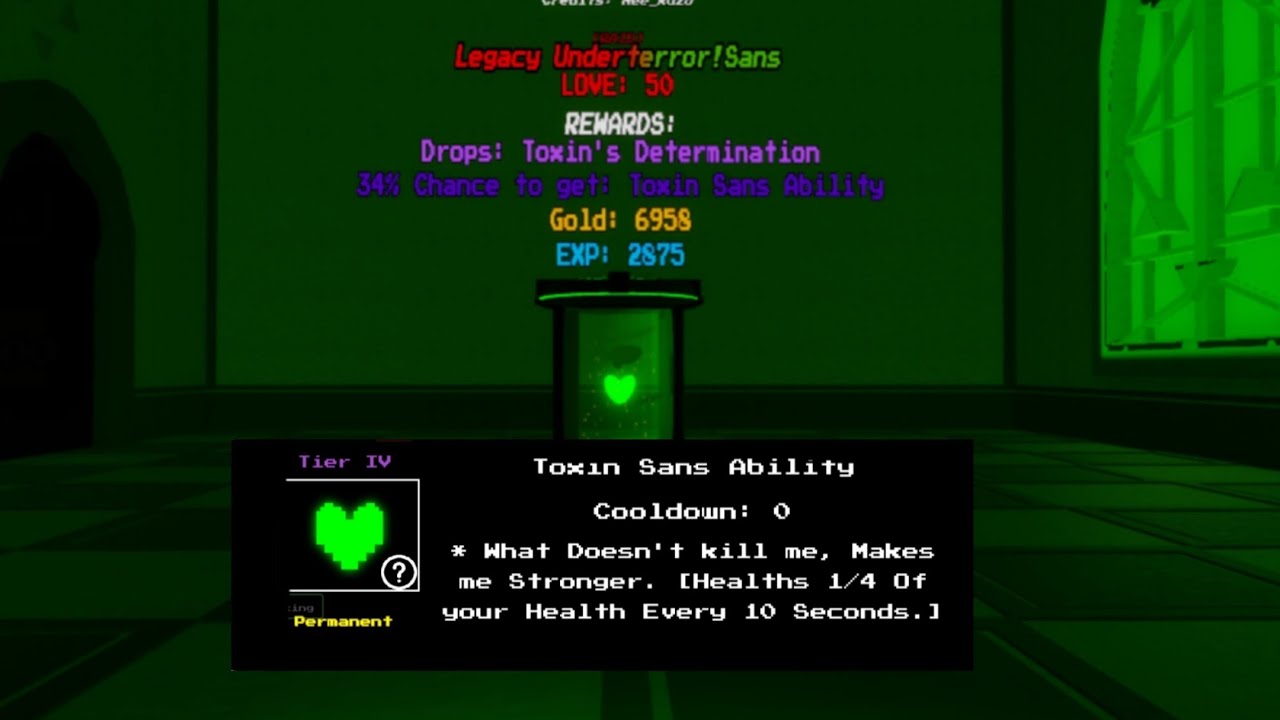roblox undertale last reset [the only way to get there with toxin sans ...