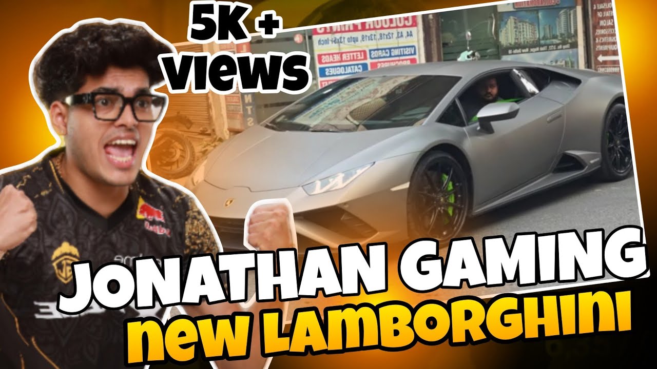 JONATHAN GAMING NEW LAMBORGHINI REVEALED FROM FUSION CARS😱#godlike # ...