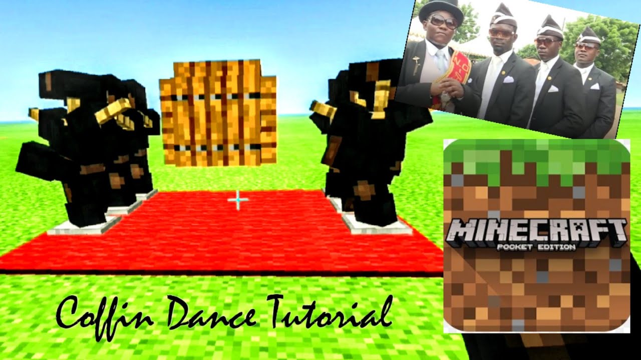 How to make coffin dance in Minecraft Pocket Edition - YouTube