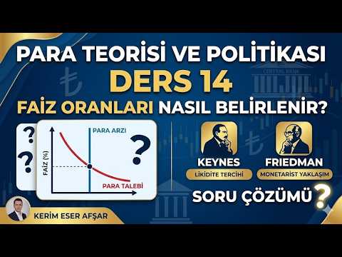 Keynes vs. Friedman: Faizler Nasıl Belirlenir? | Para Teorisi ve Politikası - Ders 14