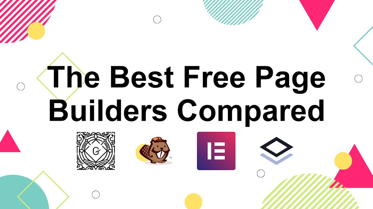The Top 4 Free Page Builders Compared - YouTube