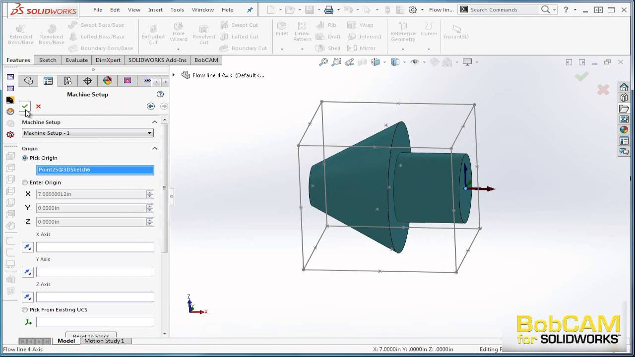 Flowline Surface Based 3 4 and 5 axis Advanced Surfacing BobCAM V5 ...