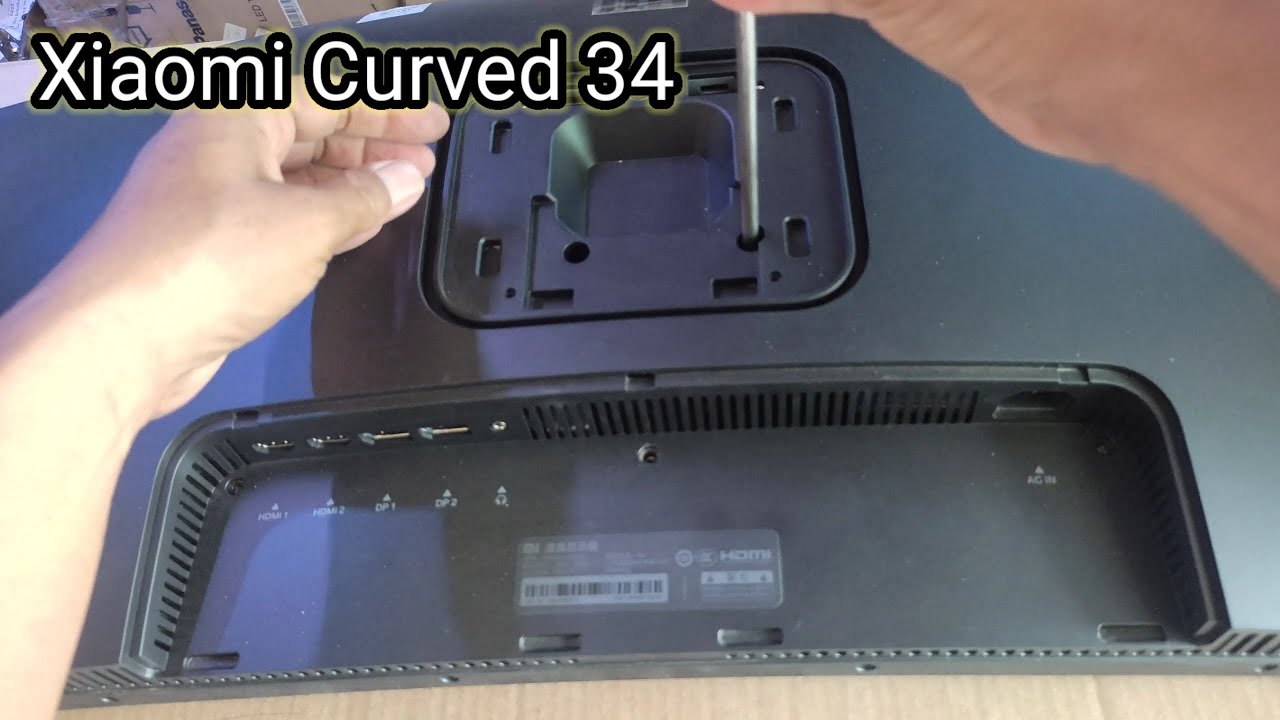 Disassembly - Xiaomi Curved Gaming Monitor 34 - YouTube