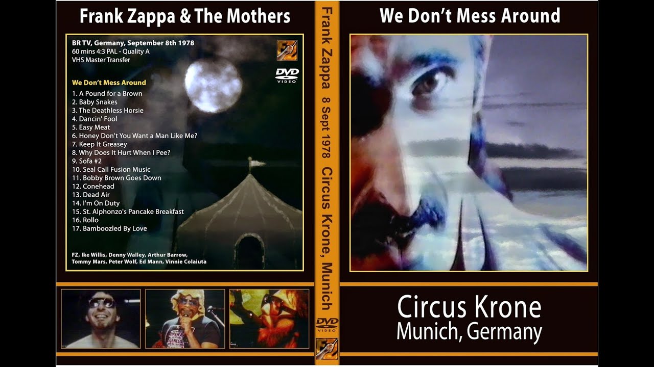 Frank Zappa - 1978 - Vinnie Colaiuta's Seal Call Fusion Music - Circus ...