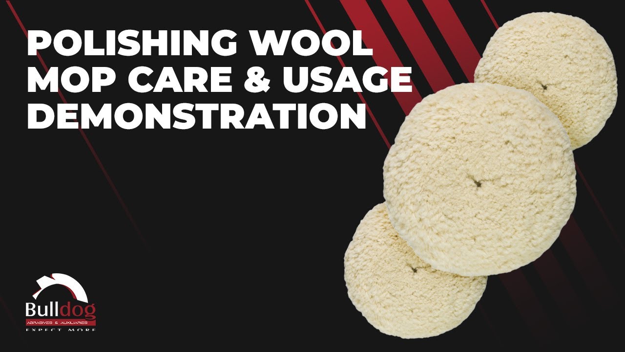 How to Use and Maintain your 200mm Wool Double-Sided Cutting Mops for ...