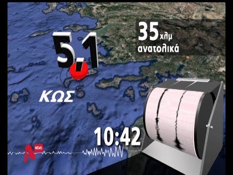 ΚΩΣ: ΝΕΟΣ ΙΣΧΥΡΟΣ ΜΕΤΑΣΕΙΣΜΟΣ 5,1 ΡΙΧΤΕΡ στο ΝΗΣΙ - YouTube