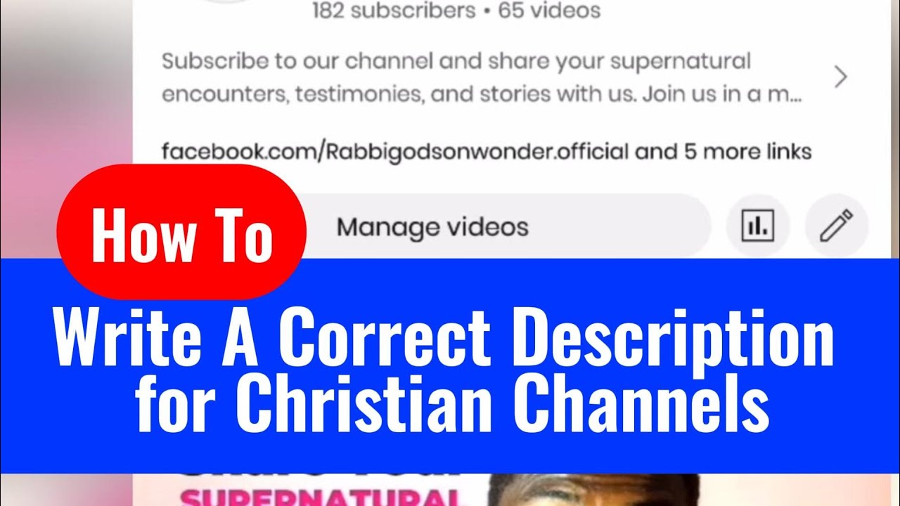 How to Craft the Perfect YouTube Description for Christian Channels ...