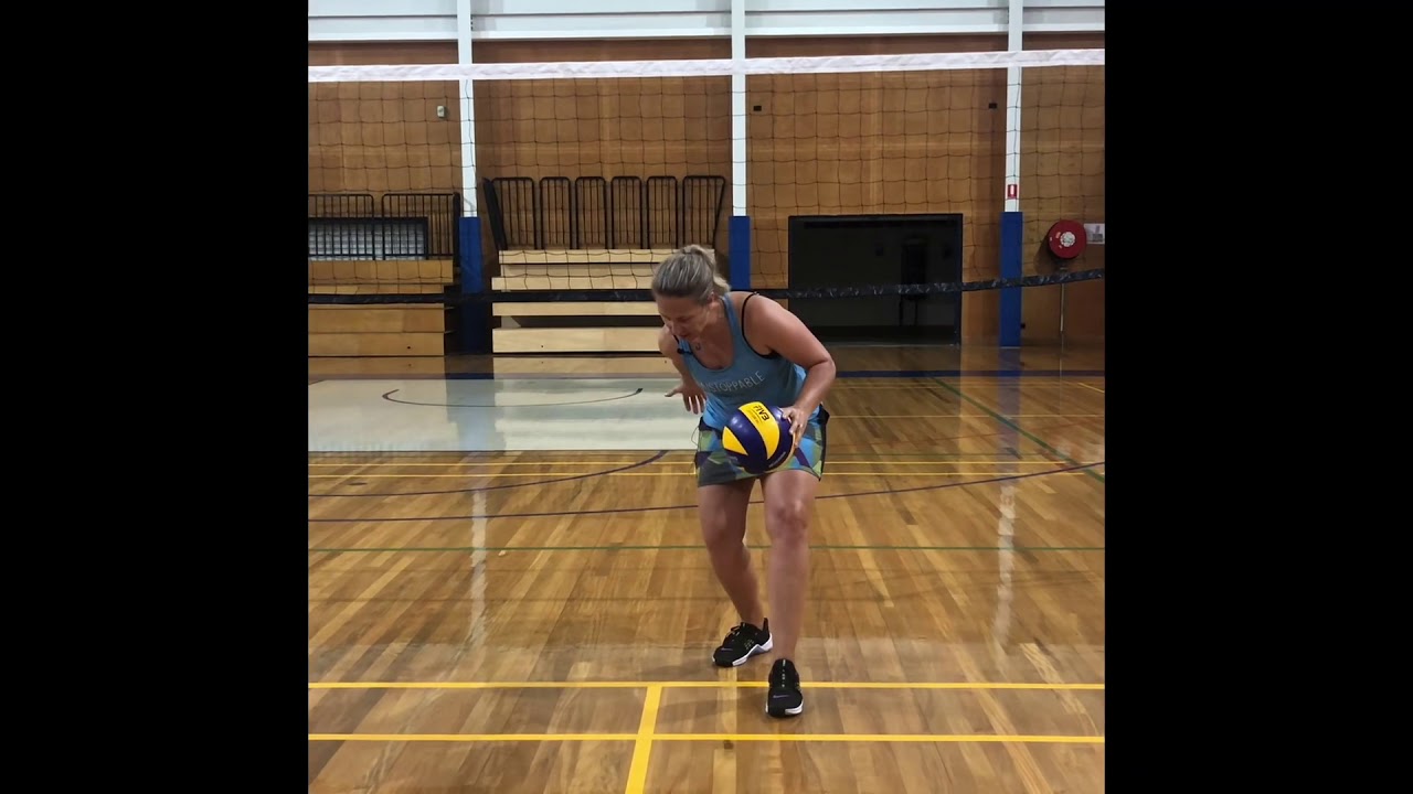 Underarm serve - arm swing exercise - YouTube