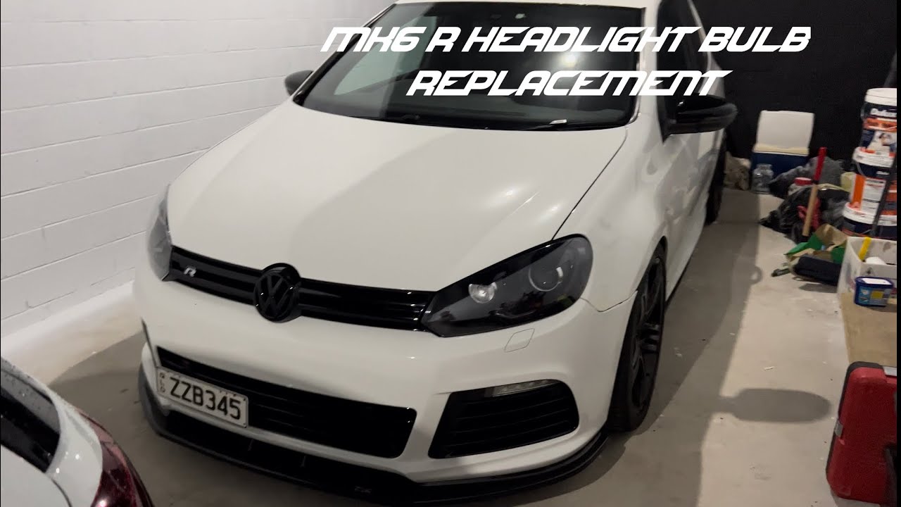 New headlight bulbs for Golf Mk6 R - YouTube