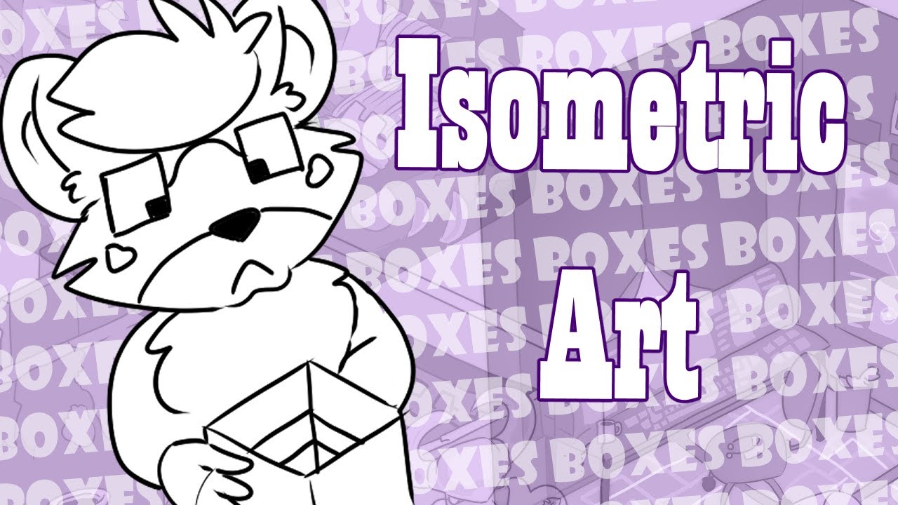 Drawing BOXES but COOL- Isometric Illustrations - YouTube