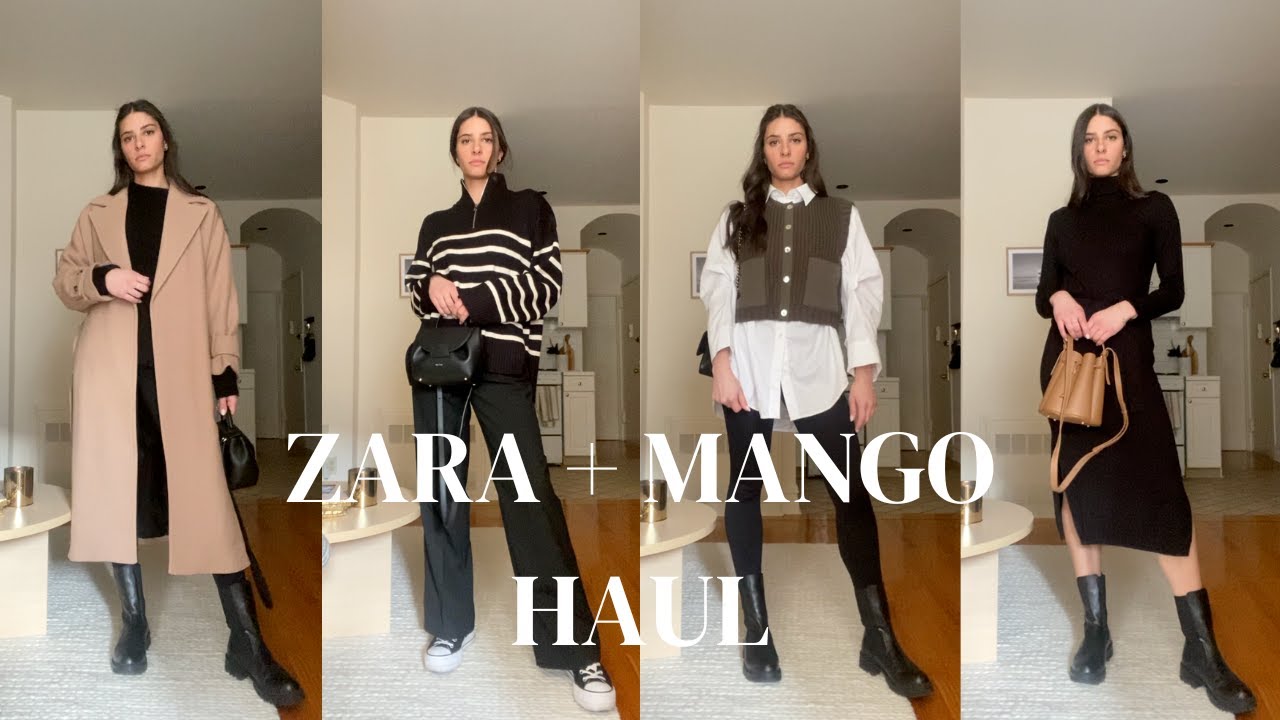 ZARA + MANGO TRY-ON HAUL - YouTube